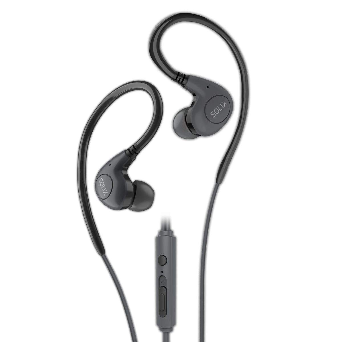 Flexible Athletic Wired Earphones – Solix Co.